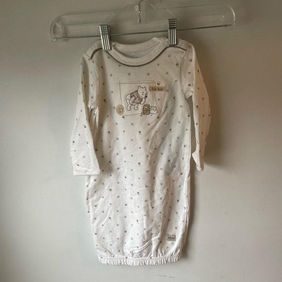Disney | Pajamas | Disney Baby One Size Winnie The Pooh Neutral White ...